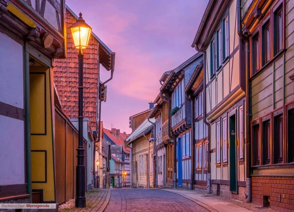 Kochstraße am Morgen - Stadtansichten Wernigerode | Fotos, Kalender, Postkarten